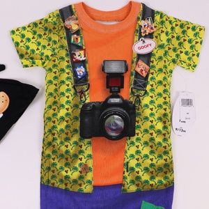 Disney | One Pieces | Disney Goofy Tourist Romper Baby Outfit One Piece ...